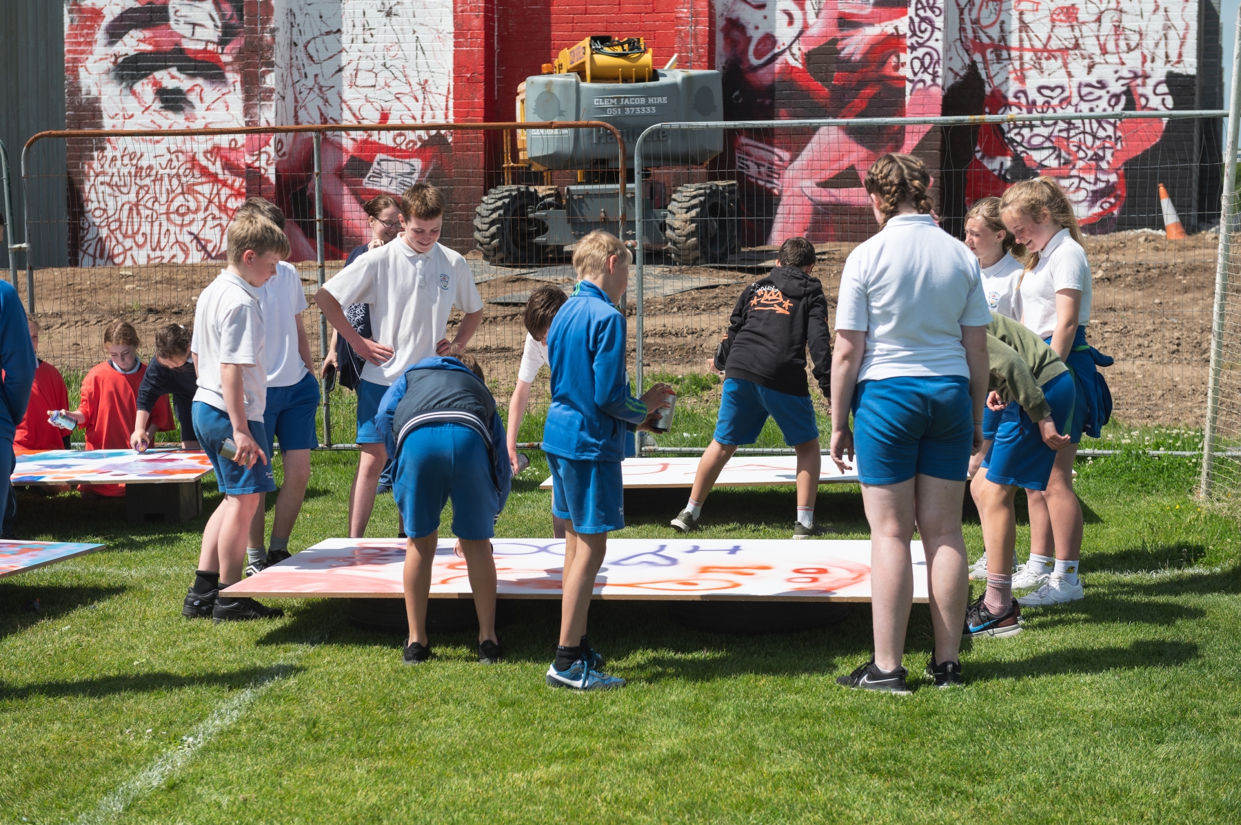 Murals for Connection at Ballygunner GAA - Creative Waterford